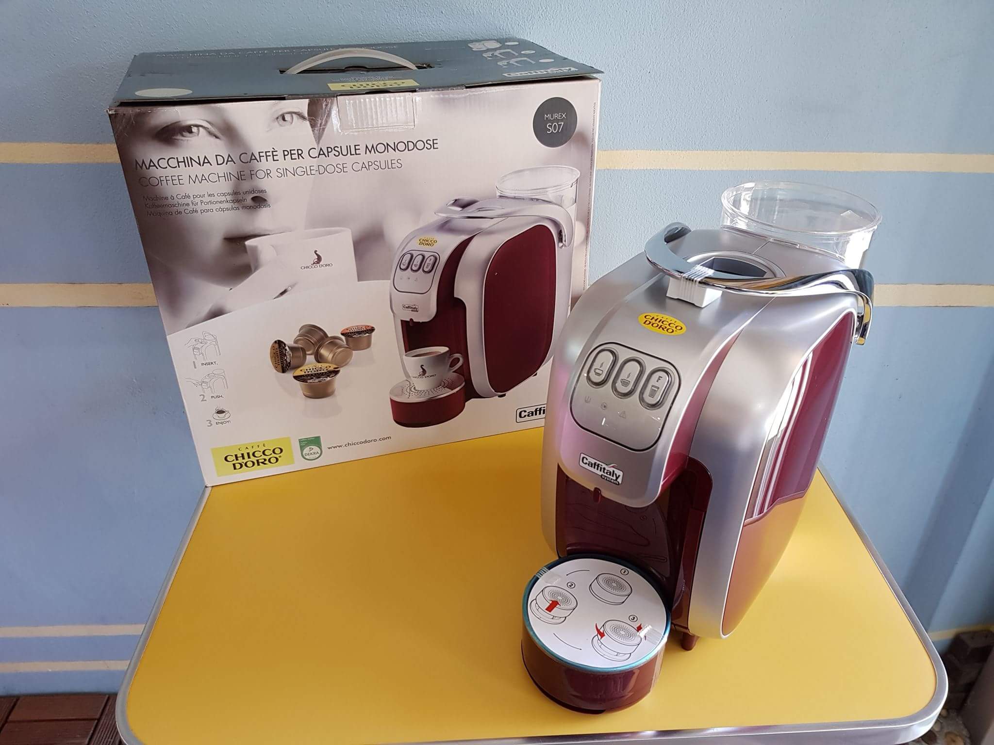 Chicco d'oro single capsule Coffee machine - HD Samui